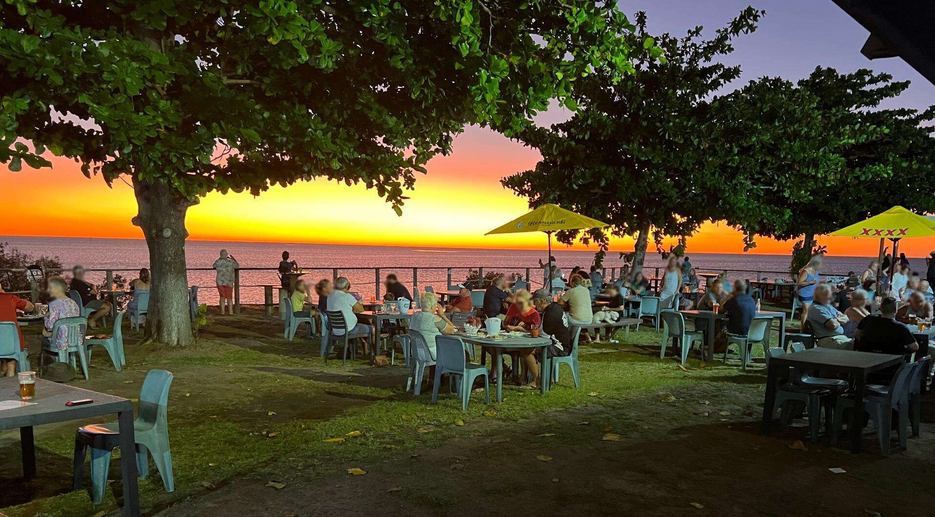 Where the sun meets the sea - Sunset Tavern